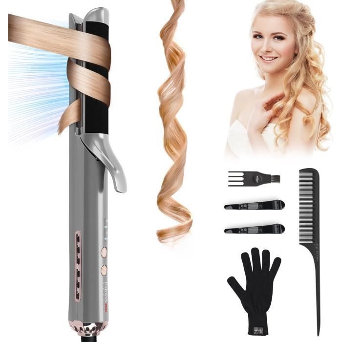 Styler De Flux D'Air Lisseur Boucleur Cheveux 2 En 1 Fer À Lisser Avec Ventilateur Frais, 130 ...