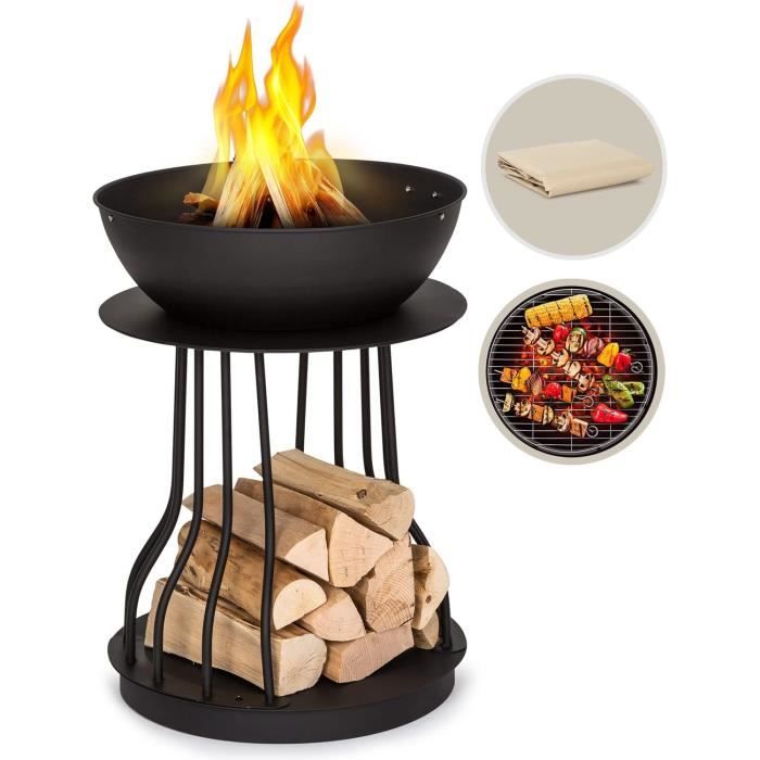 Blumfeldt Brasero Exterieur pour Le Jardin et Terrasse, Brasero ...