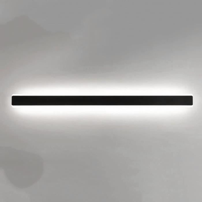 Applique Murale À Longue Bande Noire Applique Murale Linéaire À Led D ...