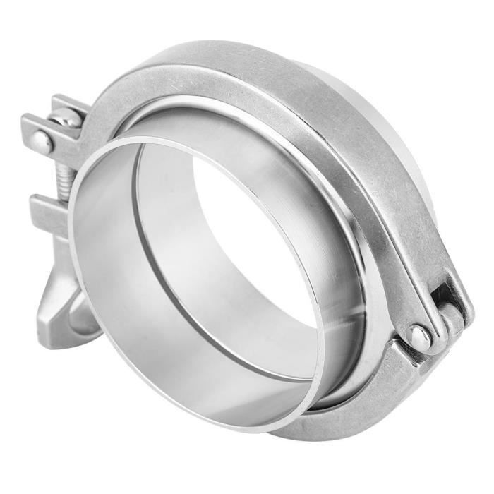 YOSOO Clamp Union Set 3 pouces pince 76mm tuyau OD sanitaire en acier ...