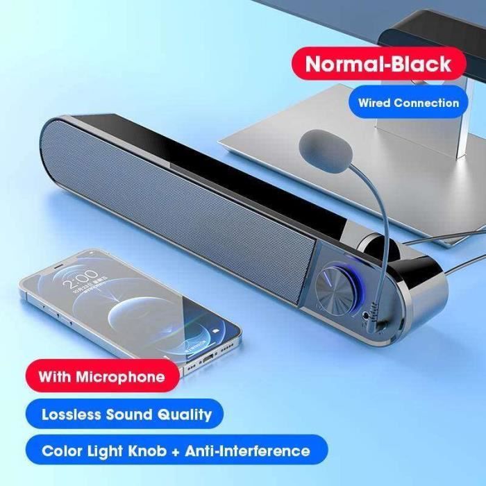 CS-05098-Haut parleur filaire pour ordinateur portable. enceinte de ...