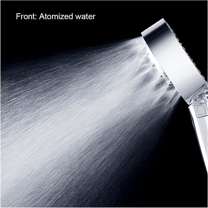 Tête de douche amovible TRAHOO - double face d'eau - économie d'eau ...
