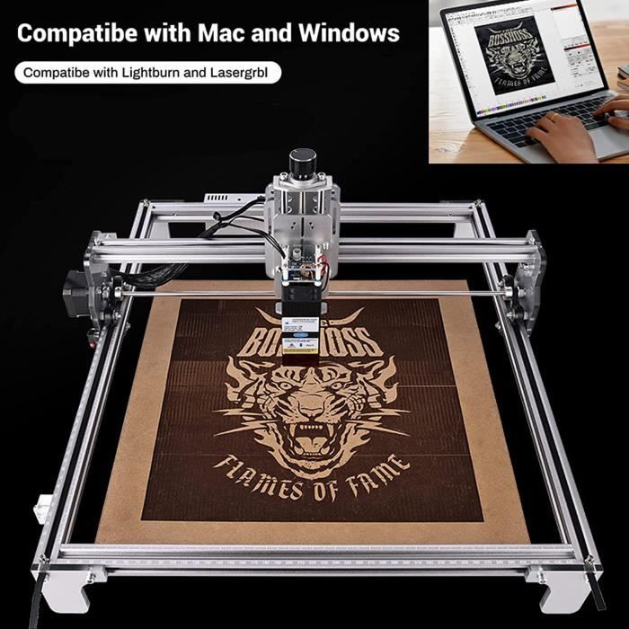 Machine de Gravure Laser, Durable 100-240V Facile à Installer Zone de ...