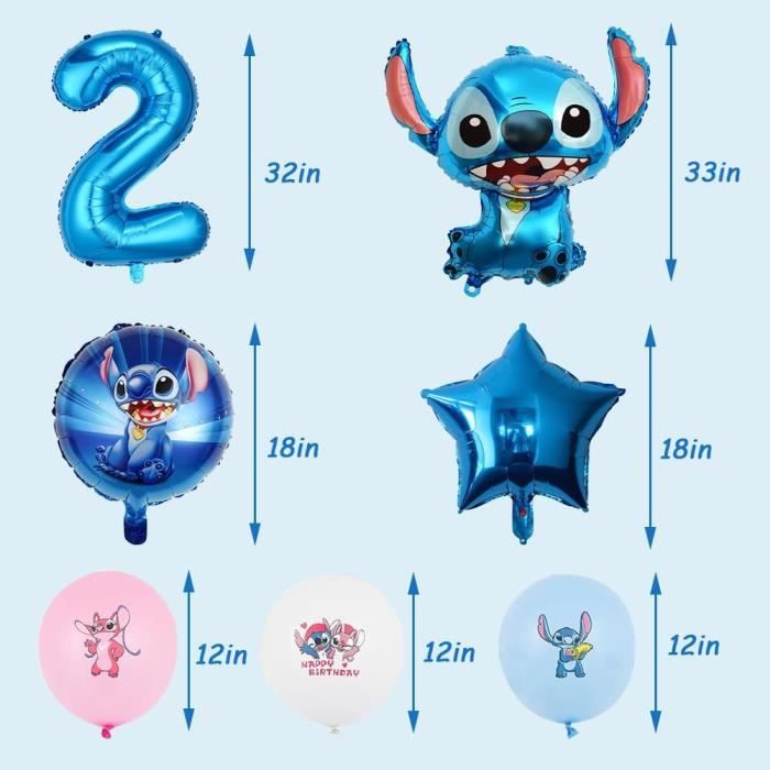 Lilo Stitch Latex Ballon, Lilo Stitch Thème Décorations Ballon, Stitch ...