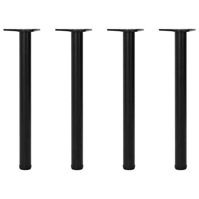 "SALE 2026" Support de table Noir - 4 pieds de table réglables en ...