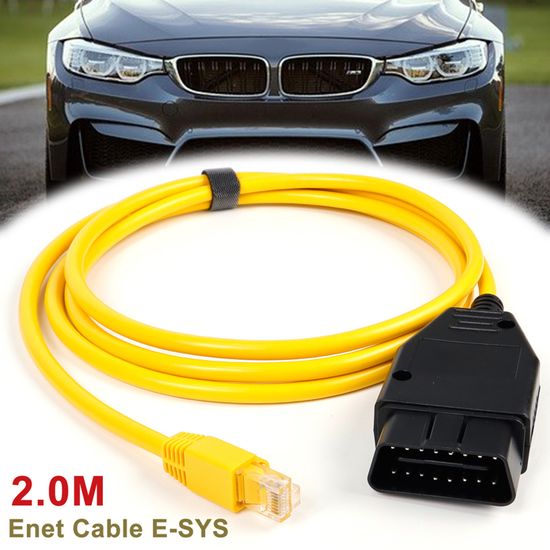 Pour BMW Codage Enet Ethernet Câble de voiture épais série F E-SYS IcoM ...