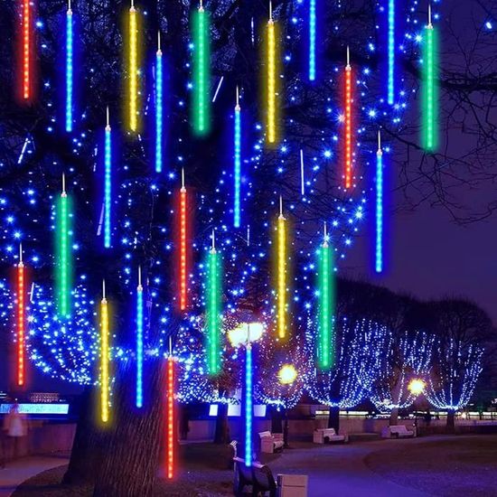 Meteor Shower Falling Rain Lights 30Cm 10 Tubes 240 Leds Ip65 ...