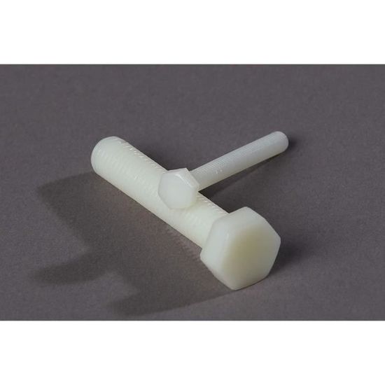 Boulon De Structure - À Tête Hexagonale Plastique Din 933 Iso 4017 ...