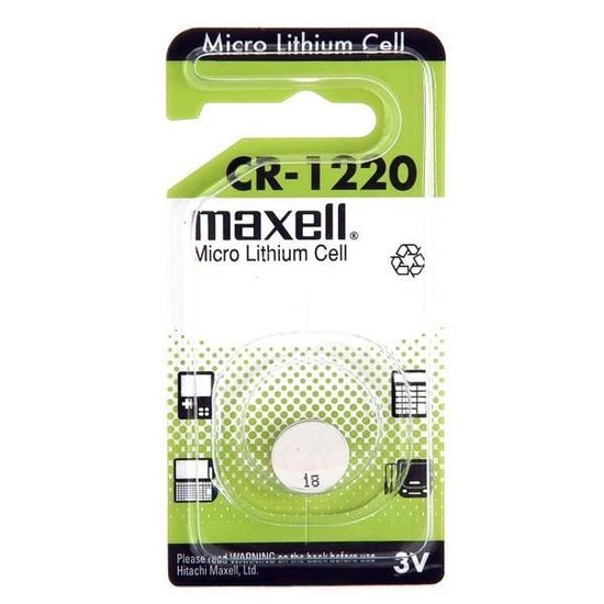 Pile bouton lithium blister CR1220 MAXELL 3V 36mAh - Cdiscount Jeux - Jouets
