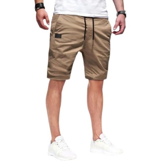 Short Homme Marque Luxe Sport decontractes en fermeture patchwork à la ...