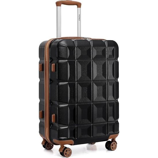 Valise Moyenne Rigide Abs Valise De Voyage A Roulettes Ultra Léger ...
