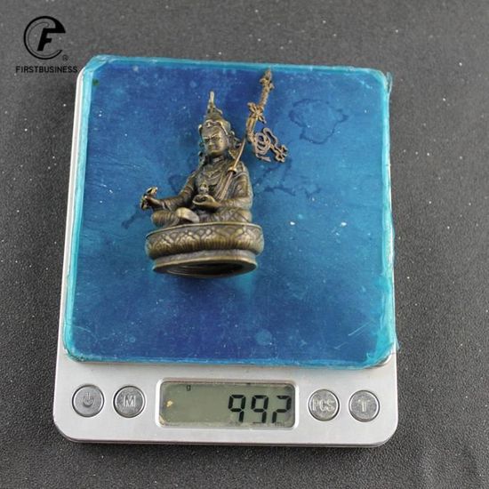 STATUETTE,Medicine King--Statue de bouddha roi en cuivre de 7.3CM de haut, petite Statue ...