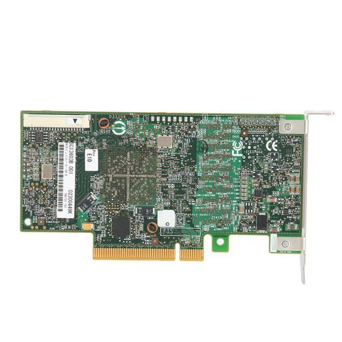 Alomejor carte RAID PCIE LSI 9267-8i 2208 6 Gb / s 512 Mo PCI-E 2.0 8 ...