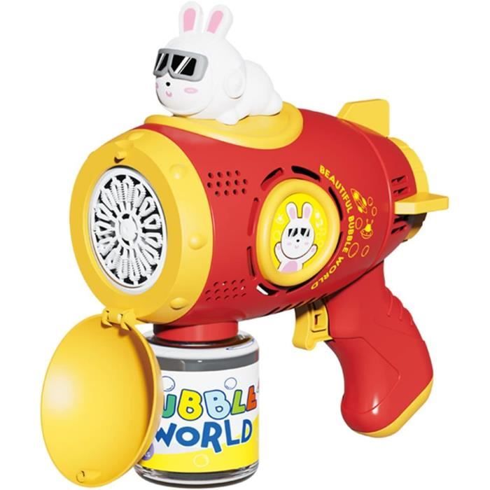 Bubble Toy Bunny 15 Trous Bubble Blower 360-Degree Flip Child Toy Rouge ...