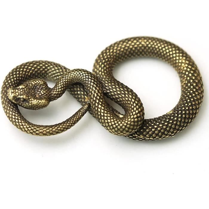 Serpent Animal Figurines Vintage En Laiton Serpent Statue Thé Pet ...