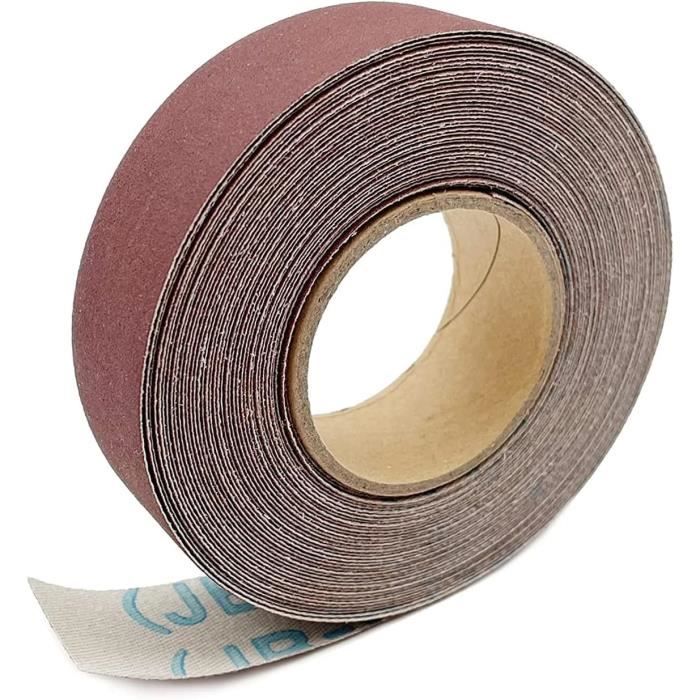Rouleau De Papier De Verre 600 Grit 8M X 2,5 Cm Toile D'Émeri À L'Oxyde ...