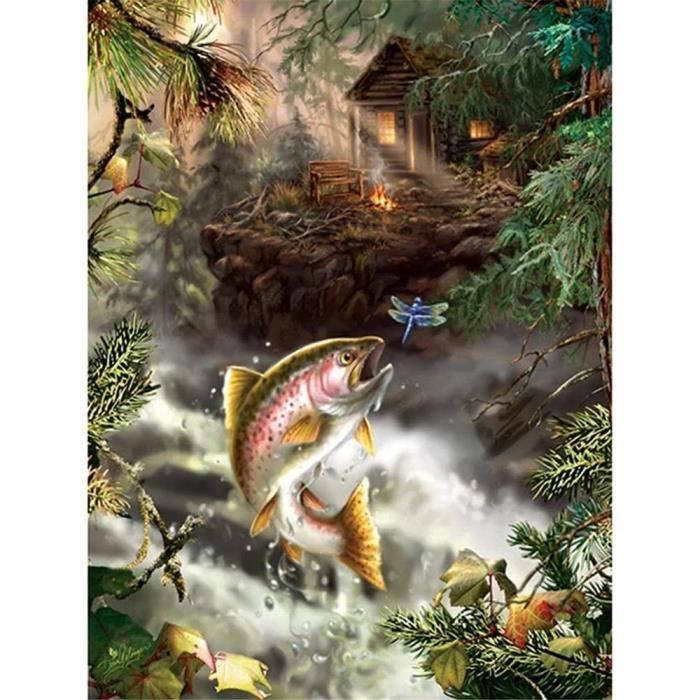 DIY 5D Diamond Painting Broderie Diamant Kit Complet Libellule de ...