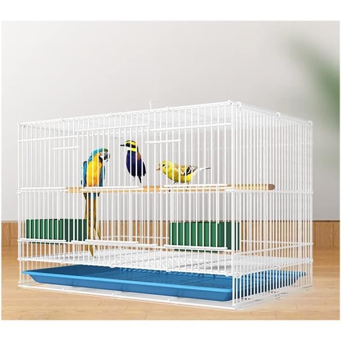 Volière Cage à Oiseaux créative Cage à Oiseaux Rectangle Vol d'élevage ...