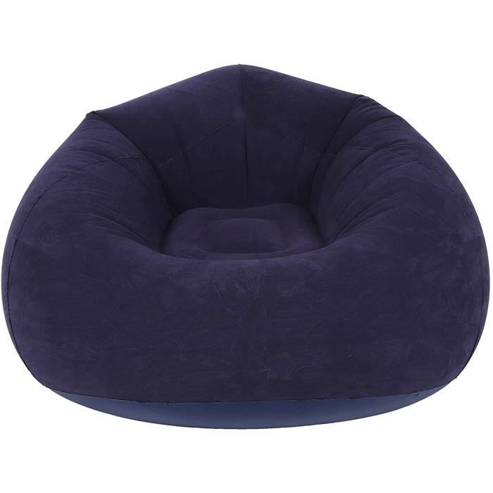 Lazy Sofa Fauteuil gonflable de luxe sans haricots imperméable ultra ...