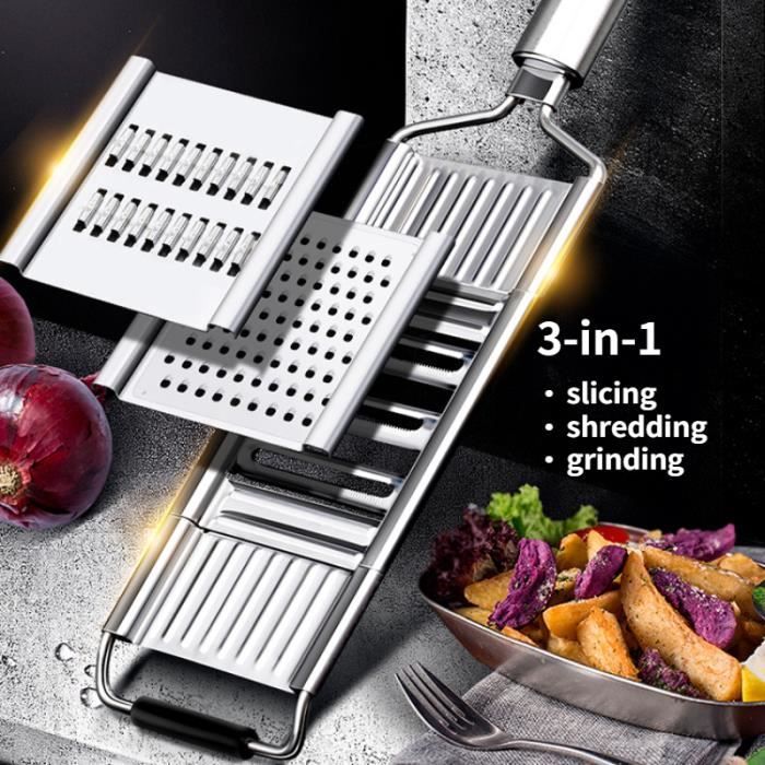 Outils d'épluchage,Coupe-légumes ménager 3 en 1,râpe à concombre,pommes ...