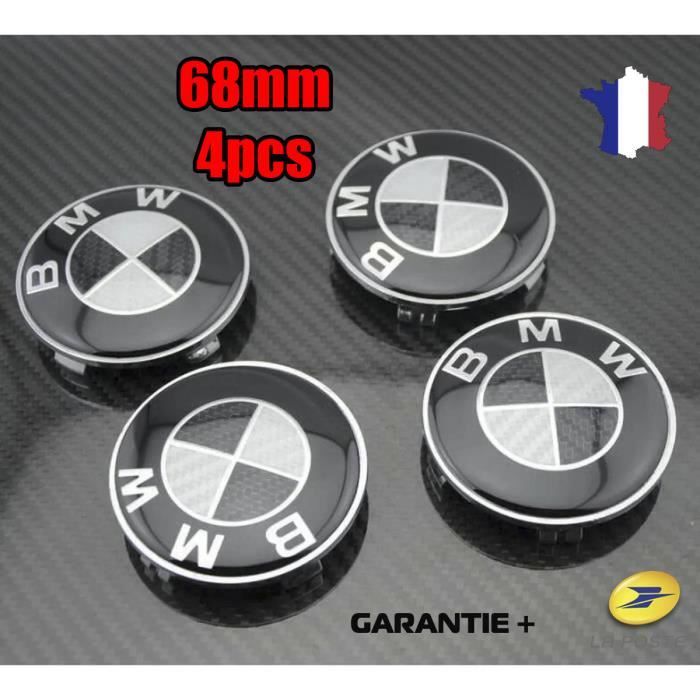 4 PCS Cache Moyeu Pour Roue BMW Fibre de carbone NOIR Ø Diamètre 68mm ...