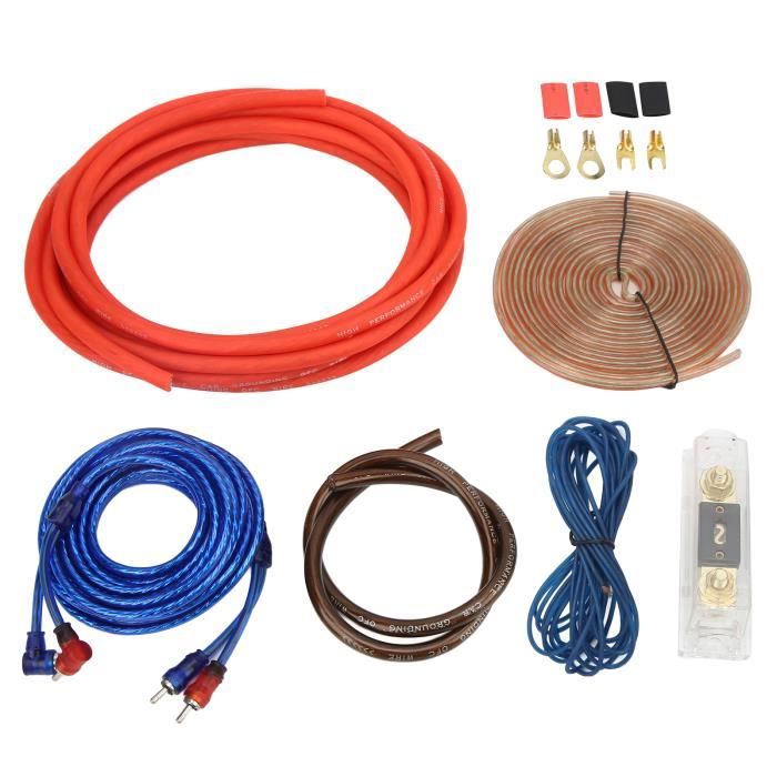 Dilwe Kit d'installation d'amplificateur audio Kit d'installation d ...
