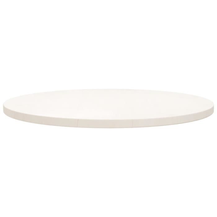 Plateau de table - BAO - Dessus de table Blanc - 70x2,5 cm - Bois de ...