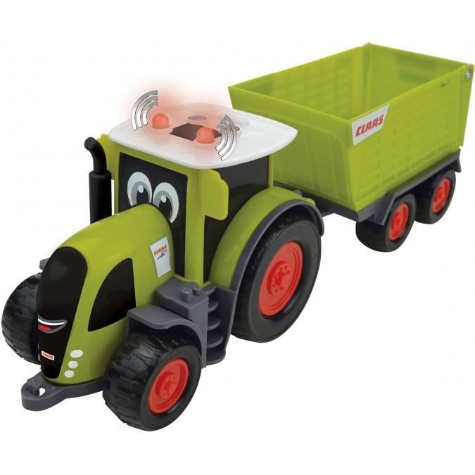 HAPPY PEOPLE L&S 34541 CLAAS KIDS AXION 870 TRACTEUR + REMORQUE CARGOS ...