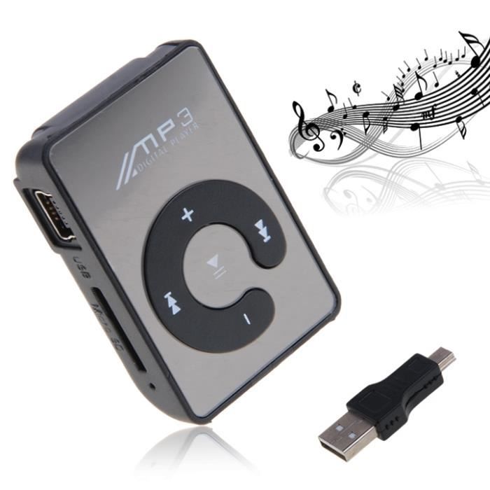 Mini Clip USB MP3 Music Media Player With Micro TF-SD card Slot Support ...