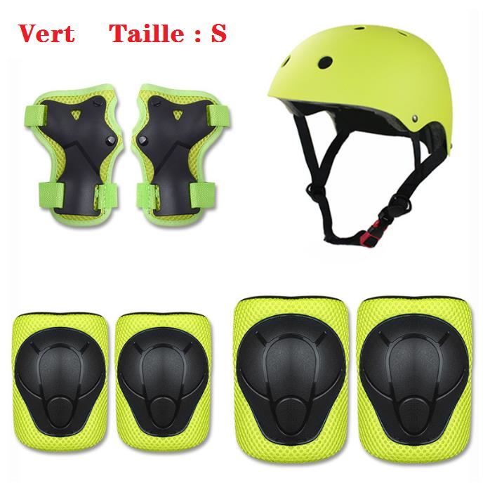 Casque Protection Enfant Ajustable Coudières Genouillère Protège ...