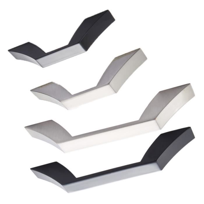 2pcs poignée simple moderne lisse pour garde-robe POIGNEE DE MEUBLE ...