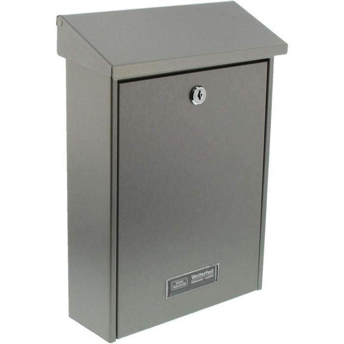 BURG-WÄCHTER, Boîte aux Lettres, en Inox, Hannover - 379558 (Import Allemagne)143 - Cdiscount ...