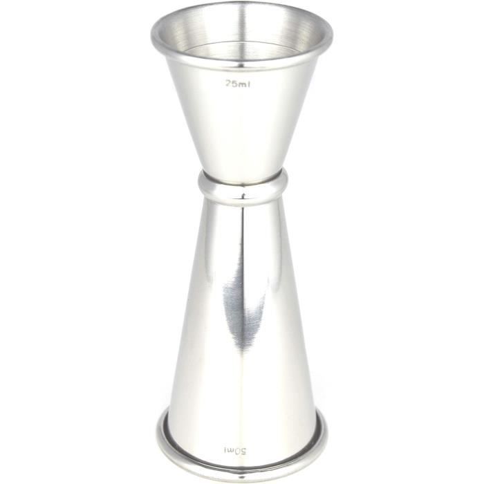 Doseur Cocktail et Alcool 25-50ml Jigger Professionnel Acier Inoxydable ...