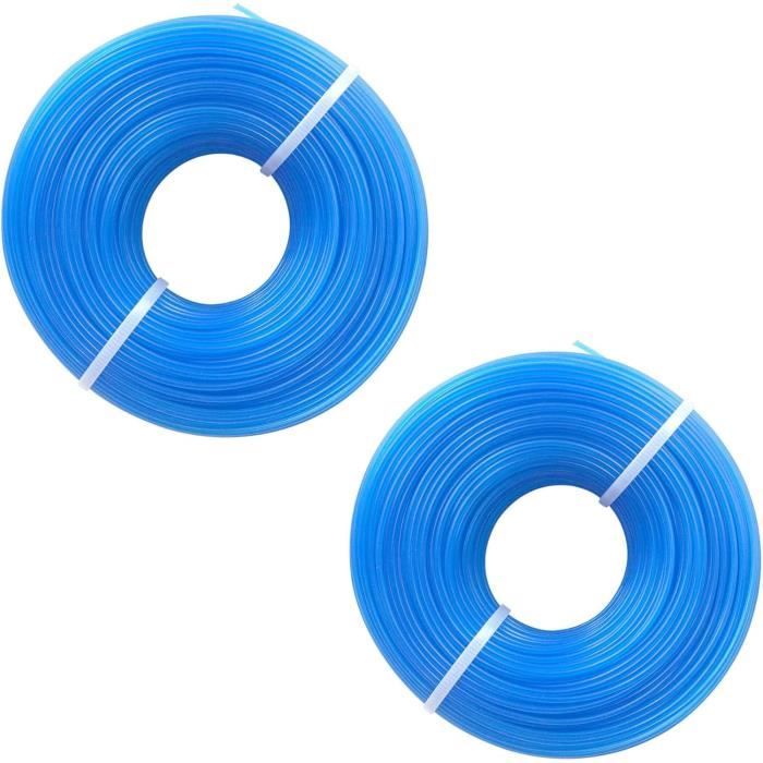 Fil Coupe Bordure Universel, Fil de Débroussailleuse, Bobine Fil Nylon pour Coupe Bordure, Ligne ...