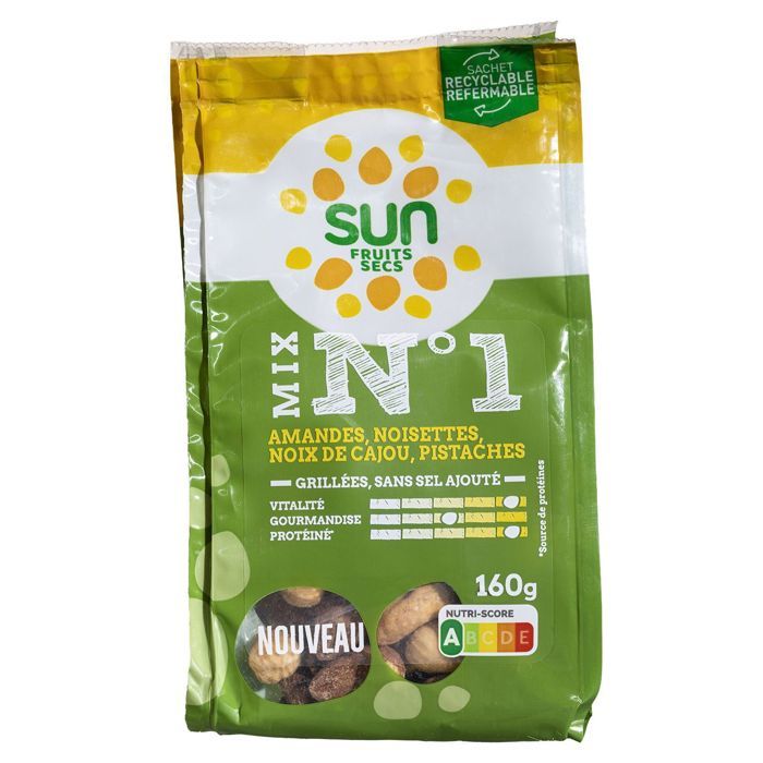Mix n°1 "4 graines" Sun grignotage 160g x12 fruits secs - Cdiscount Au ...