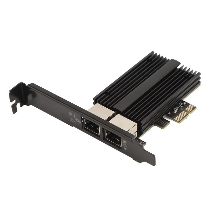 Tbest carte réseau double port Carte réseau PCIe 2.5G Gigabit double ...