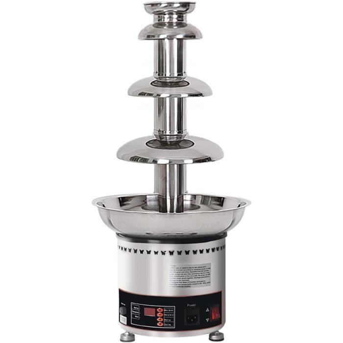 Fontaine à chocolat - TRAHOO - Machine électrique en acier inoxydable ...