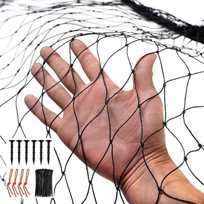 Filet Anti Oiseaux,Filet,Filet Voliere,Filet Pour Oiseaux (7.5M X 15M), Filet De 25Mm, Filet ...