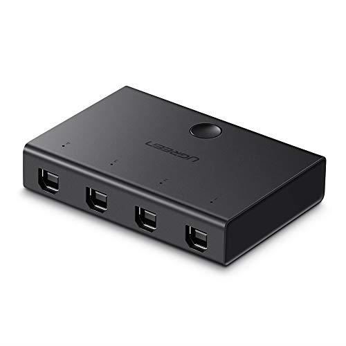 UGREEN USB Switch 4 Ports USB 2.0 Commutateur 4 Entrées 1 Sortie pour ...