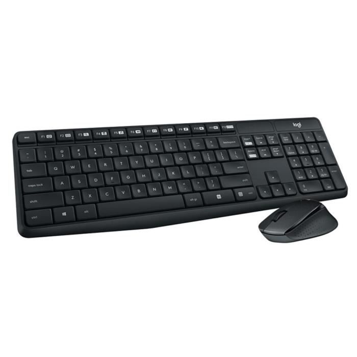 Ensemble clavier et souris sans fil silencieux Logitech MK315 pour ... Ensemble clavier et souris sans fil silencieux Logitech MK315 pour ...
