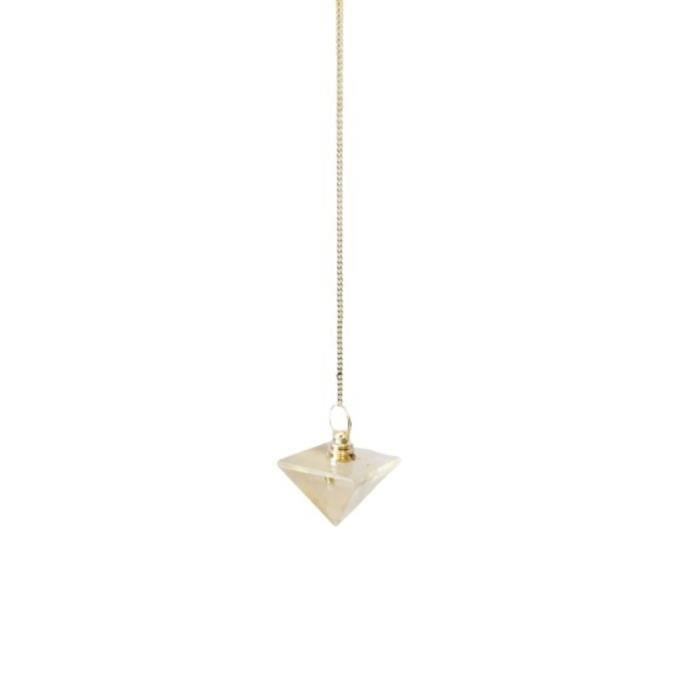 Pack Objets De Decoration - WLM - Pendule pyramide en cristal de roche ...