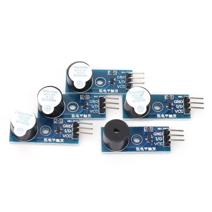 YOSOO Module de sonnerie 5 Pcs Module de Buzzer Actif, Tornillos 3.3 ...