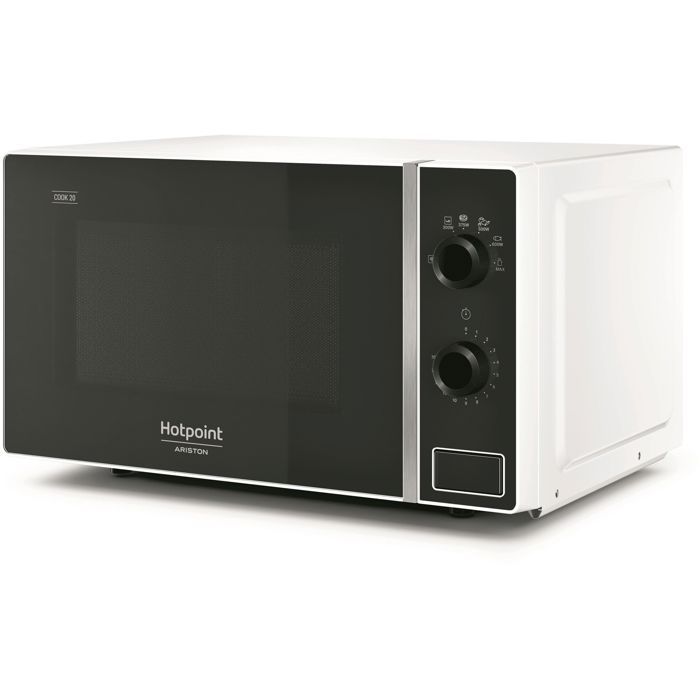 Micro-ondes posable - HOTPOINT - MWHA101W - Blanc - 700 W - 20 L - 45,2 ...