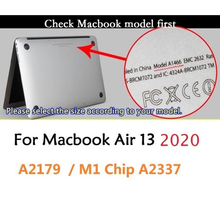 UE -Bleu-Coque de clavier en silicone arc-en-ciel pour Macbook Air 13 ...