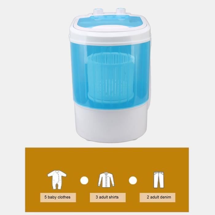 Tbest mini laveuse sécheuse combo Mini Lave-linge Séchant Combiné Cycle ...