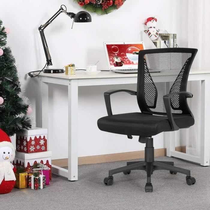 LIWI-Fauteuil de Bureau Chaise Ordinateur à Roulettes Ergonomique ...