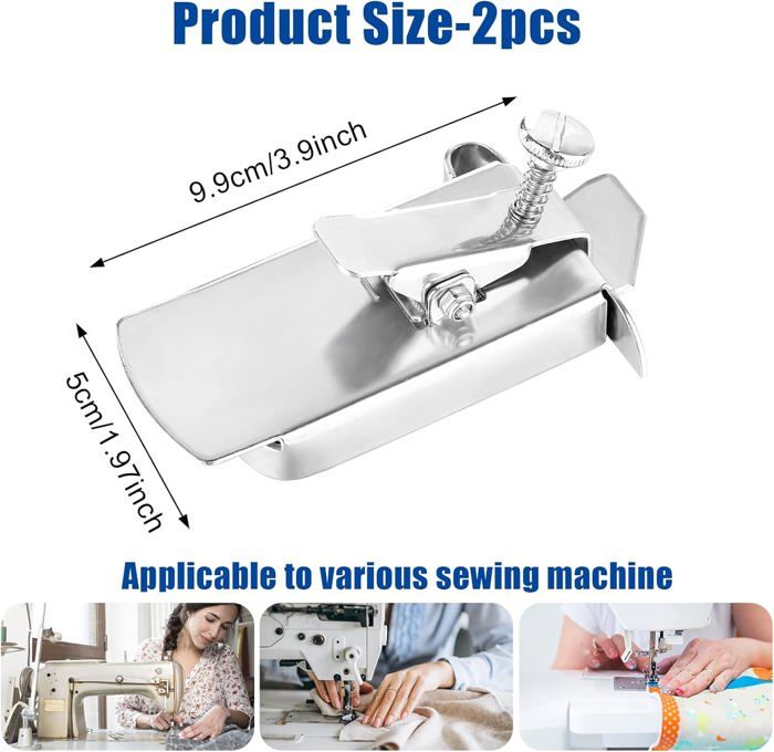 Lot De 2 Guide De Couture Magnétique, Accessoires De Machine À Coudre, Guide Couture Aimanté ...