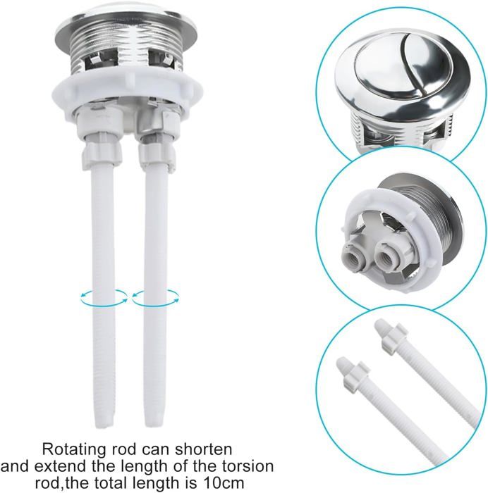 Bouton Poussoir Citerne Roche 1Pcs Citerne Wc Universel Boutons ...