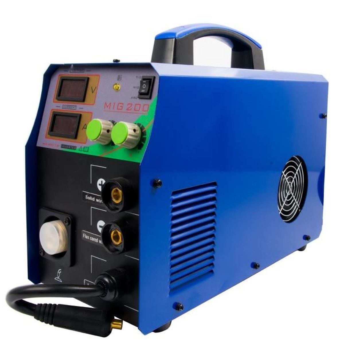 MIG 200 Soudeuse 200Amp 220v MIG Machine de soudage MIG / TIG / ARC 3 ...