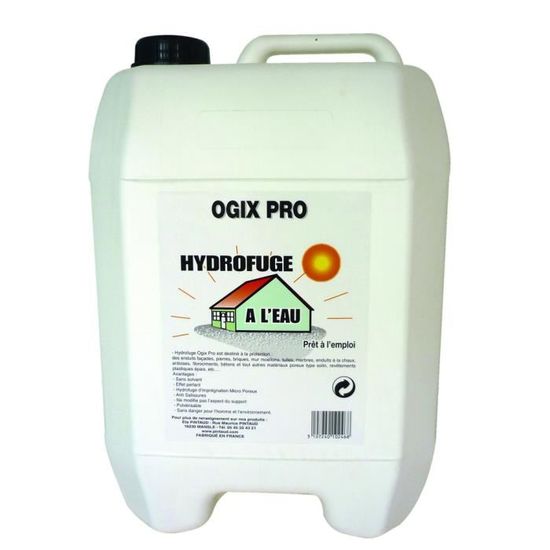 Ogix pro, hydrofuge 20L - Antimousse et complémentaires - Cdiscount Bricolage